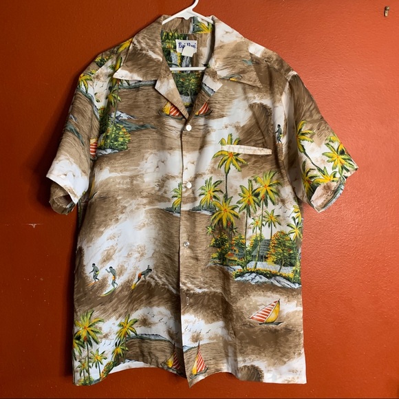 KAI NANI | Shirts | Vintage Kai Nani Hawaiian Surfing Islands Aloha ...